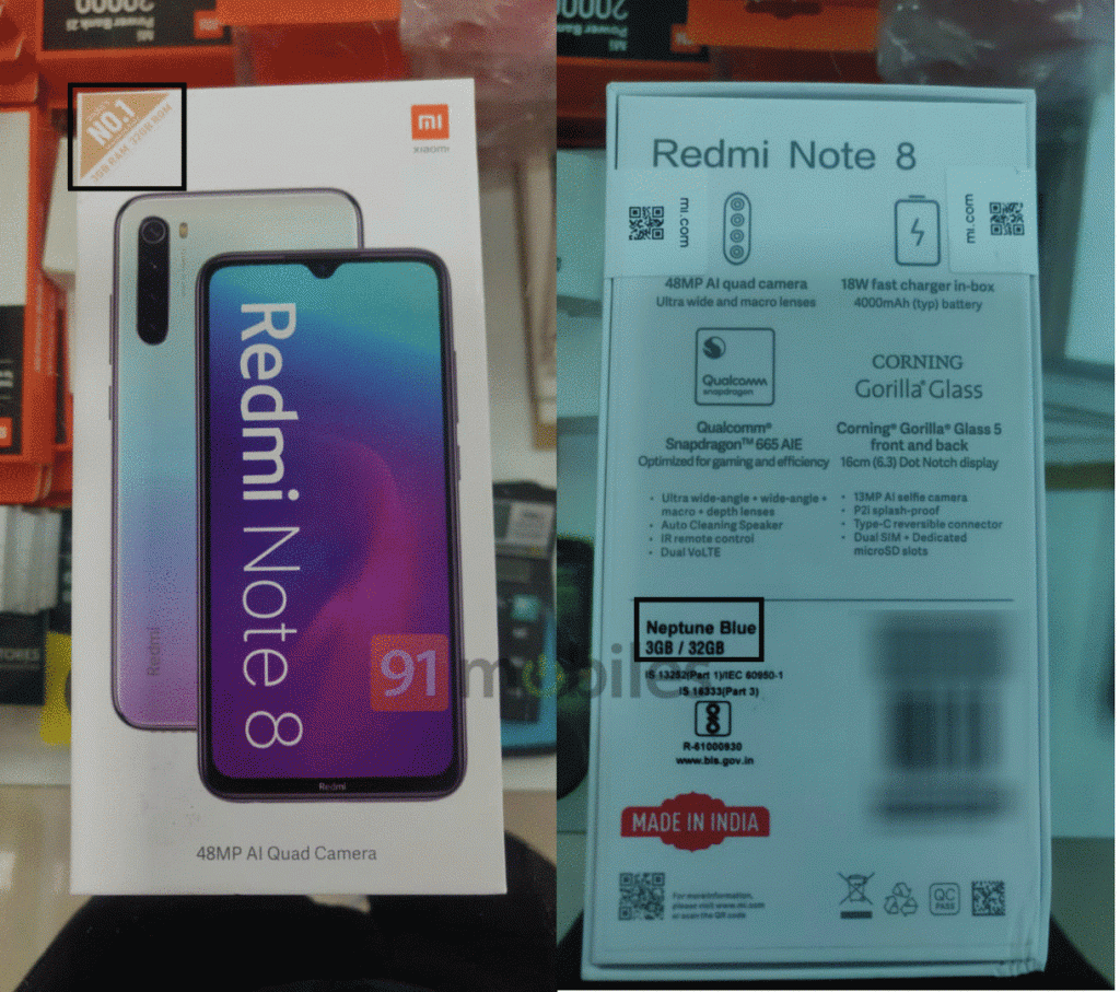 Xiaomi Redmi Note 8 3GB RAM Variant Launched in India: Price, Specs and ...